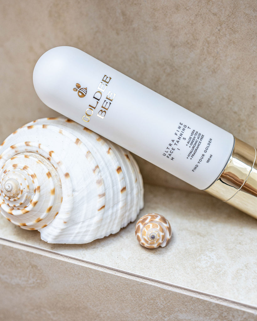 Hydrating Natural Face Tan Mist | Easy Application – GOLDEEBEE